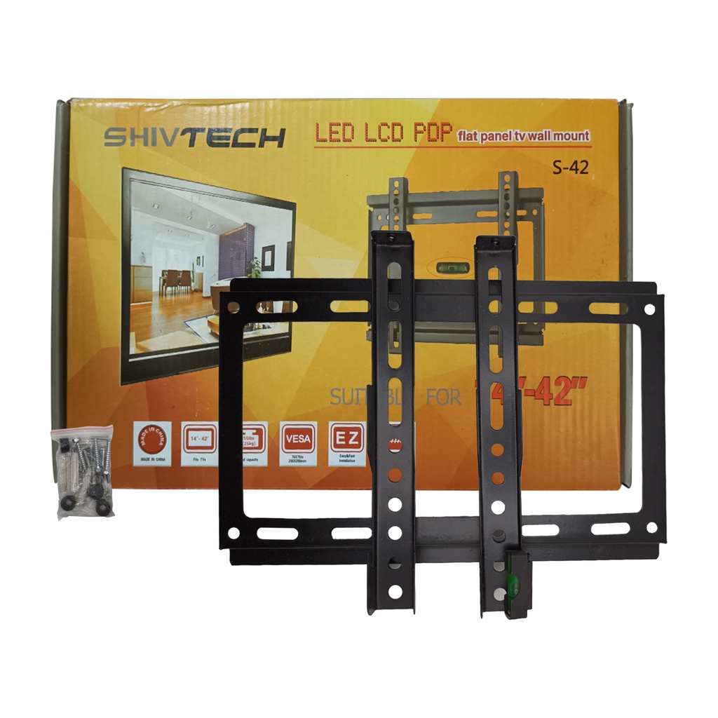 Shivtech S-42 Flat Panel TV Wall mount 14"-42" | Shopee Philippines