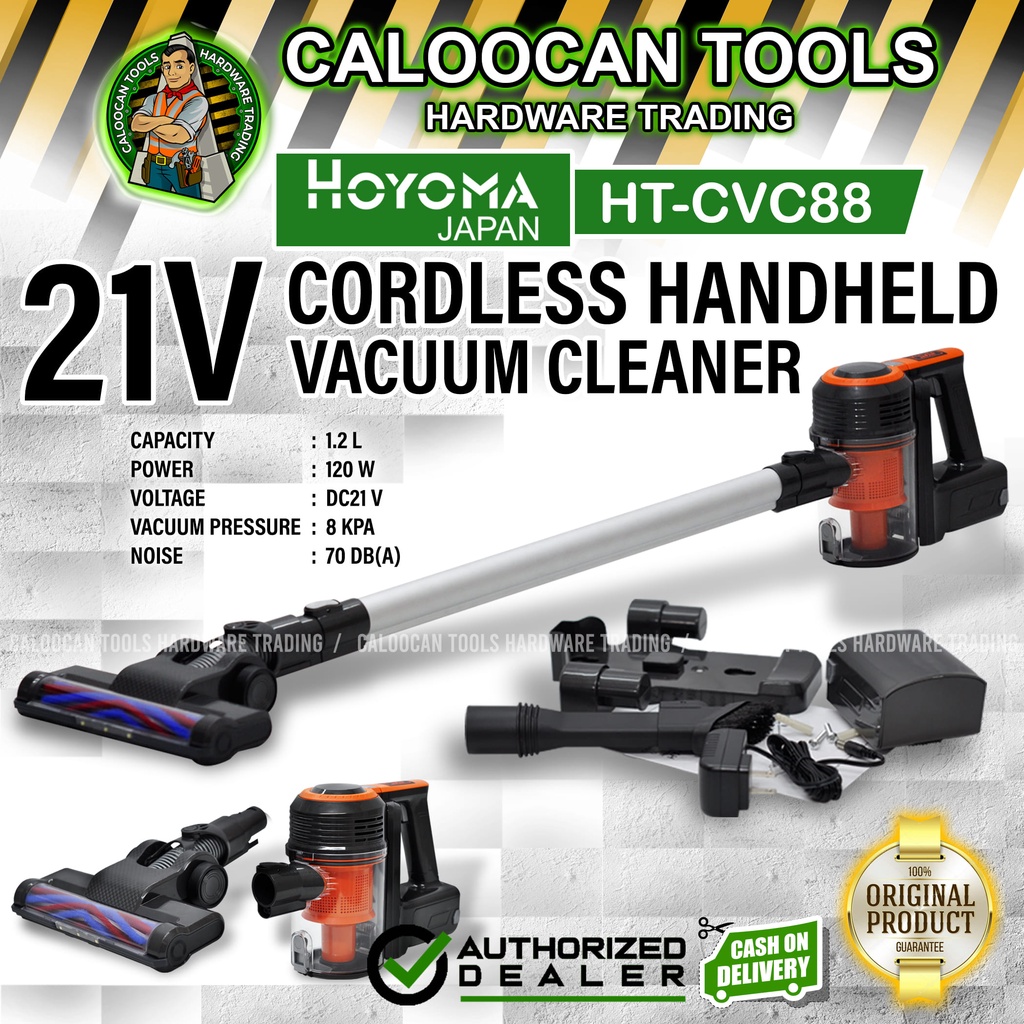 HOYOMA Japan 21V 1.2L Cordless Handheld Vacuum Cleaner (HT-CVC88 ...