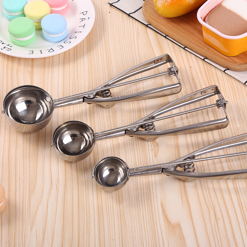 Ice Cream Spoon Ball Digger Stainless Steel Ice Cream Spoon Ice Cream ...