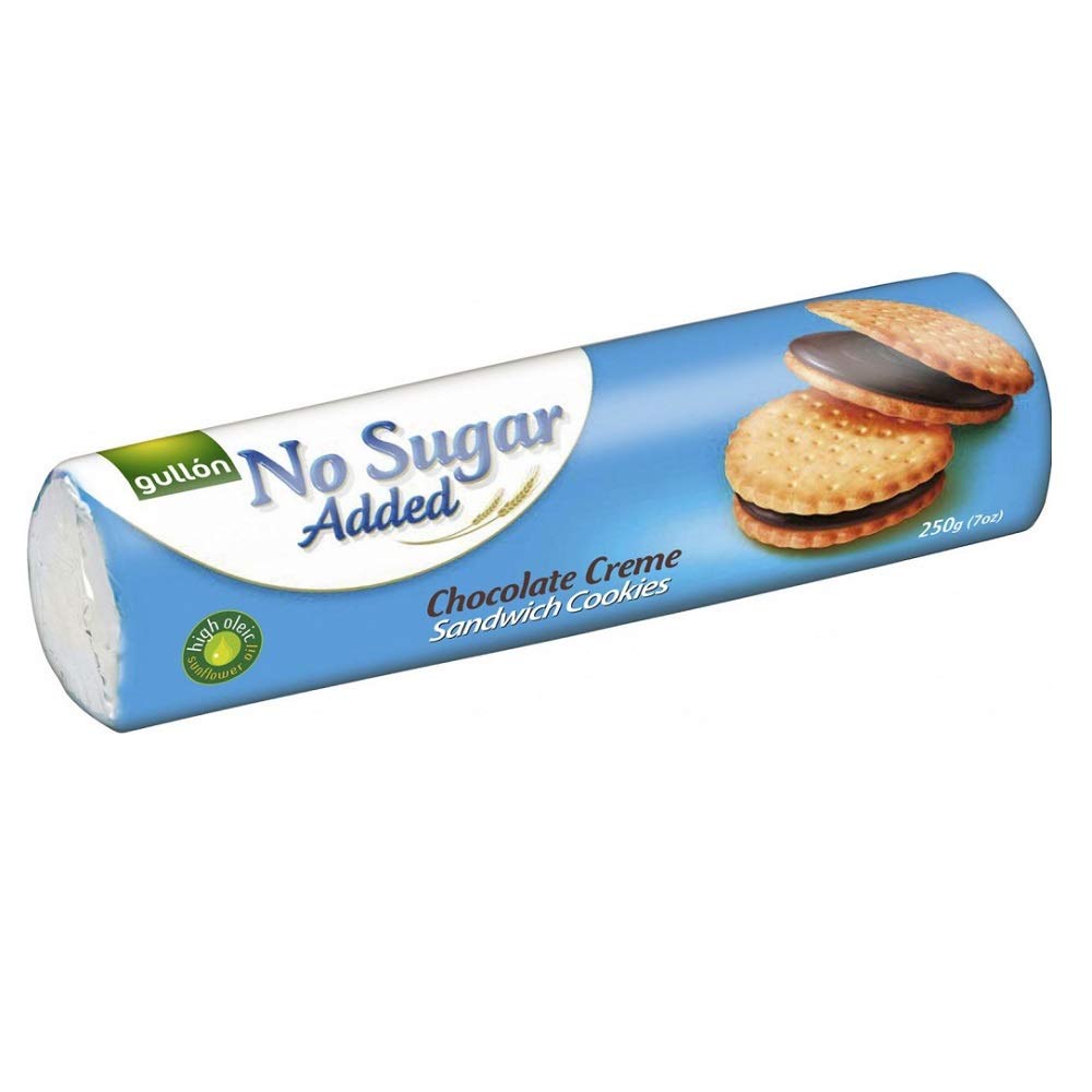 Gullon No Sugar Chocolate Cream Sandwich Cookies 250g Shopee Philippines