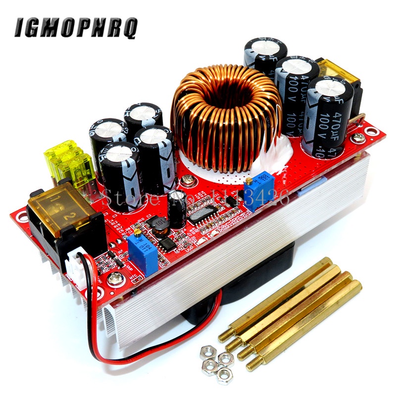 DC-DC 1500W 30A Voltage Step Up Converter Boost CC CV Power Supply Module Constant Current ...