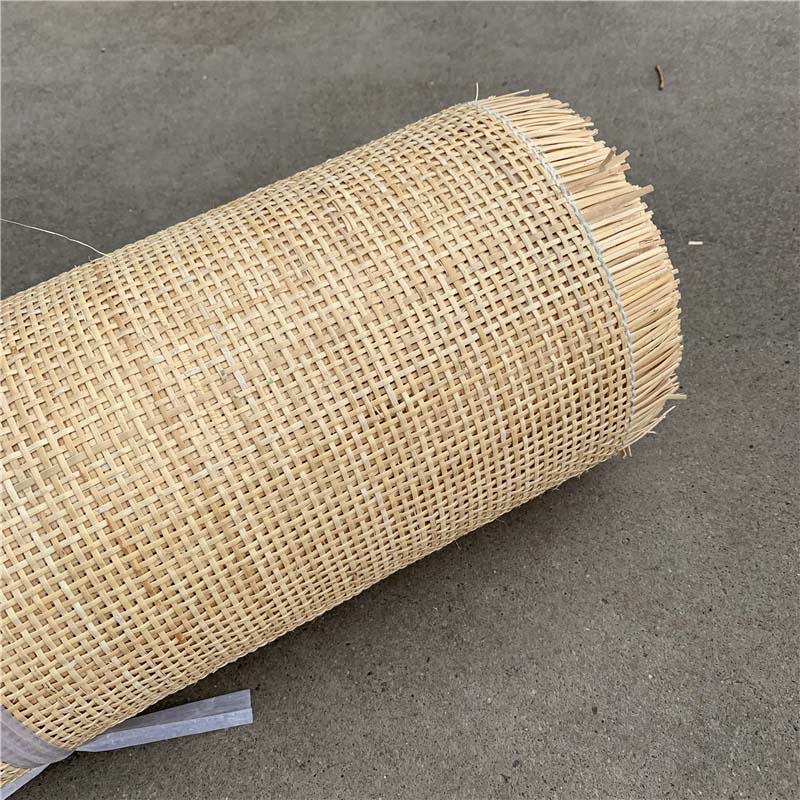 Hollow Square Lattice Natural Rattan Roll Indonesian Cane Webbing ...