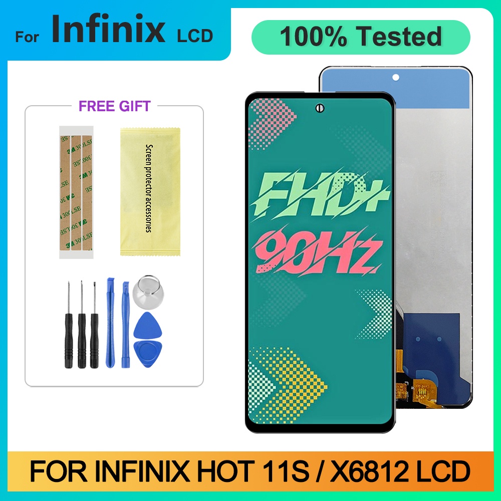 For Infinix Hot 11s X6812 LCD Display Screen Touch Screen Replacement ...