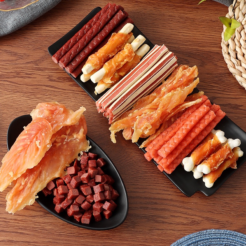 Premium Pet Snack Dog Snack Cat Snack Cat Snack 100g Chicken Duck Beef ...