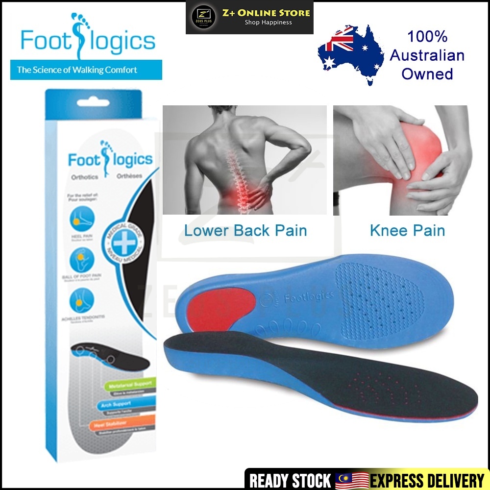 FOOTLOGICS MEDICAL Orthotics insole Foot Over Pronation Heel Pain Ache ...