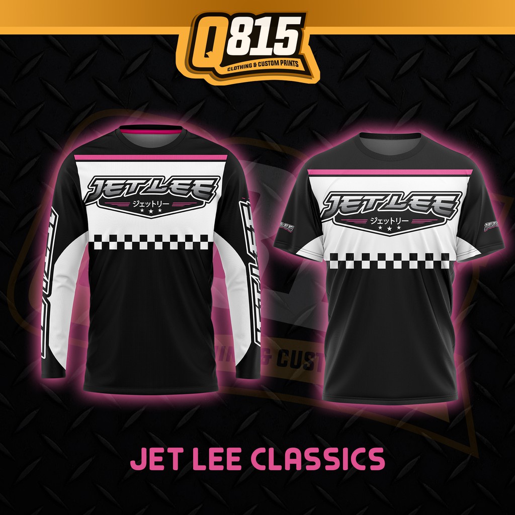 Motor Cycle Jersey Long Sleeve for Men Drifit Bigsize FULL SUBLIMATION JERSEY Jet Lee Classic ...