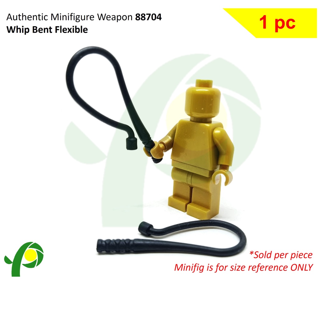 LEGO Minifigure Toy Weapon Parts 88704 Whip Bent Flexible | Shopee ...