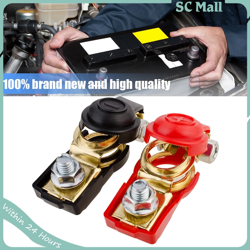 2PCS Car Quick Release Battery Terminal Connectors Battery Cable ...