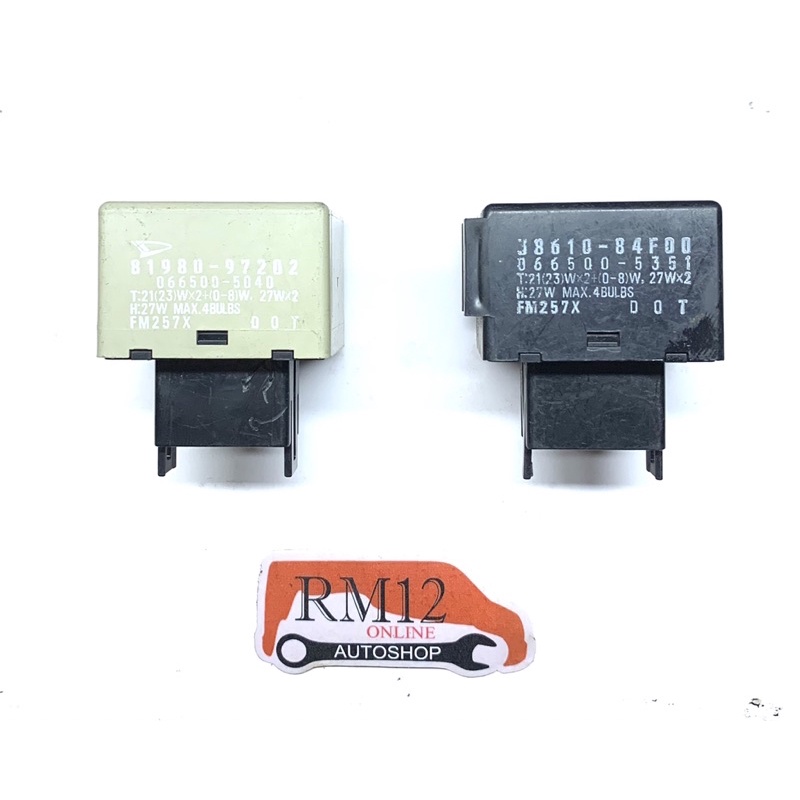 SUZUKI FLASHER RELAY 8 PINS FOR SUZUKI MULTICAB DA64V DA64W TRANSFORMER ...