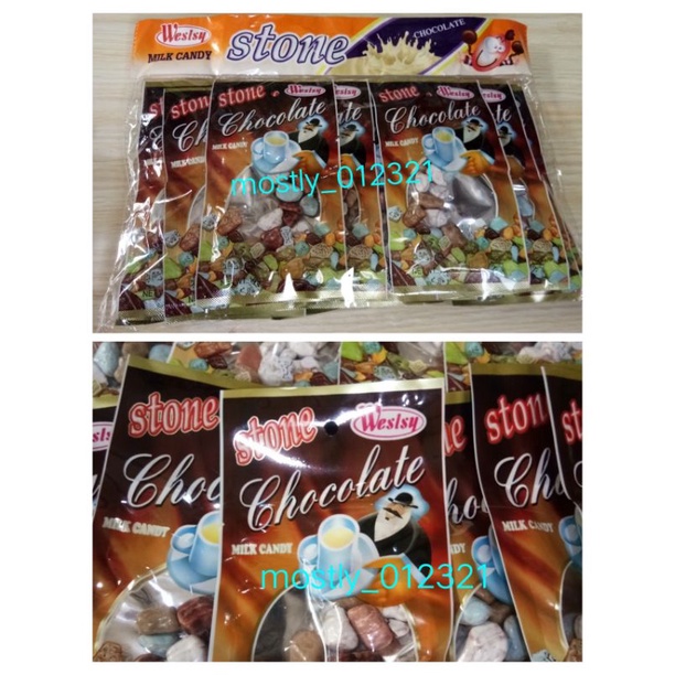 Weslsy stone chocolate 20pcs | Shopee Philippines