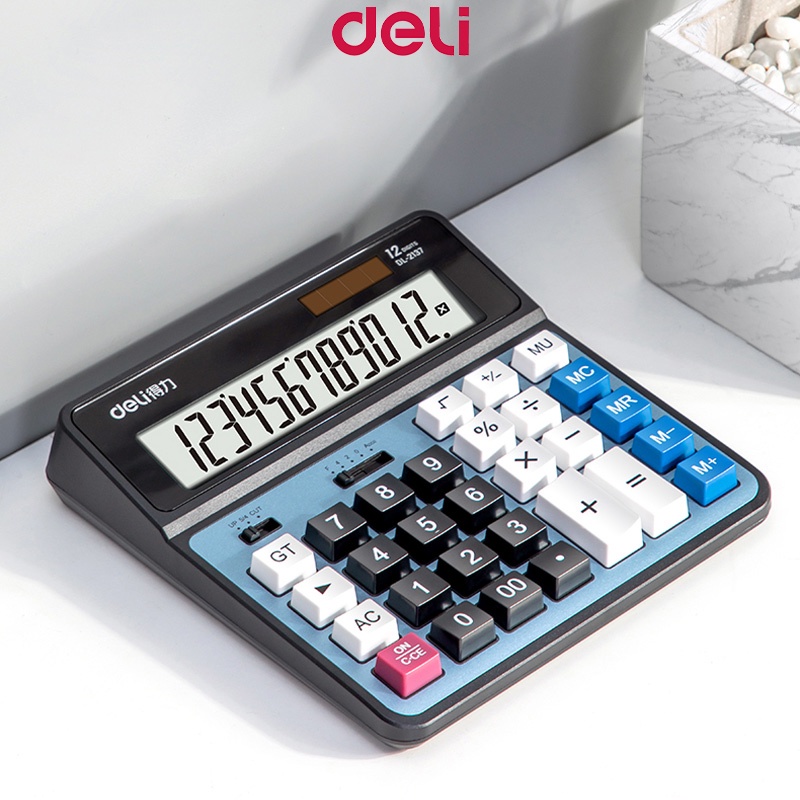 Deli Electronic Calculator Office Supplies Financial Calculator ...