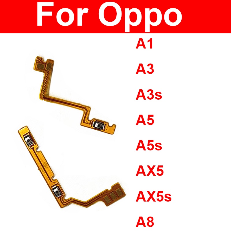 Power Volume Flex Cable For OPPO A1 A3 A3S A5 A5S AX5 AX5S A8 On OFF ...