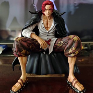 17cm One Piece Figure Red Hair Shanks Action Figures New World Four ...