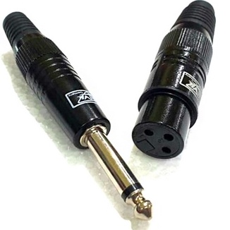 Live PL55 and XLR female connector 1pair | Shopee Philippines