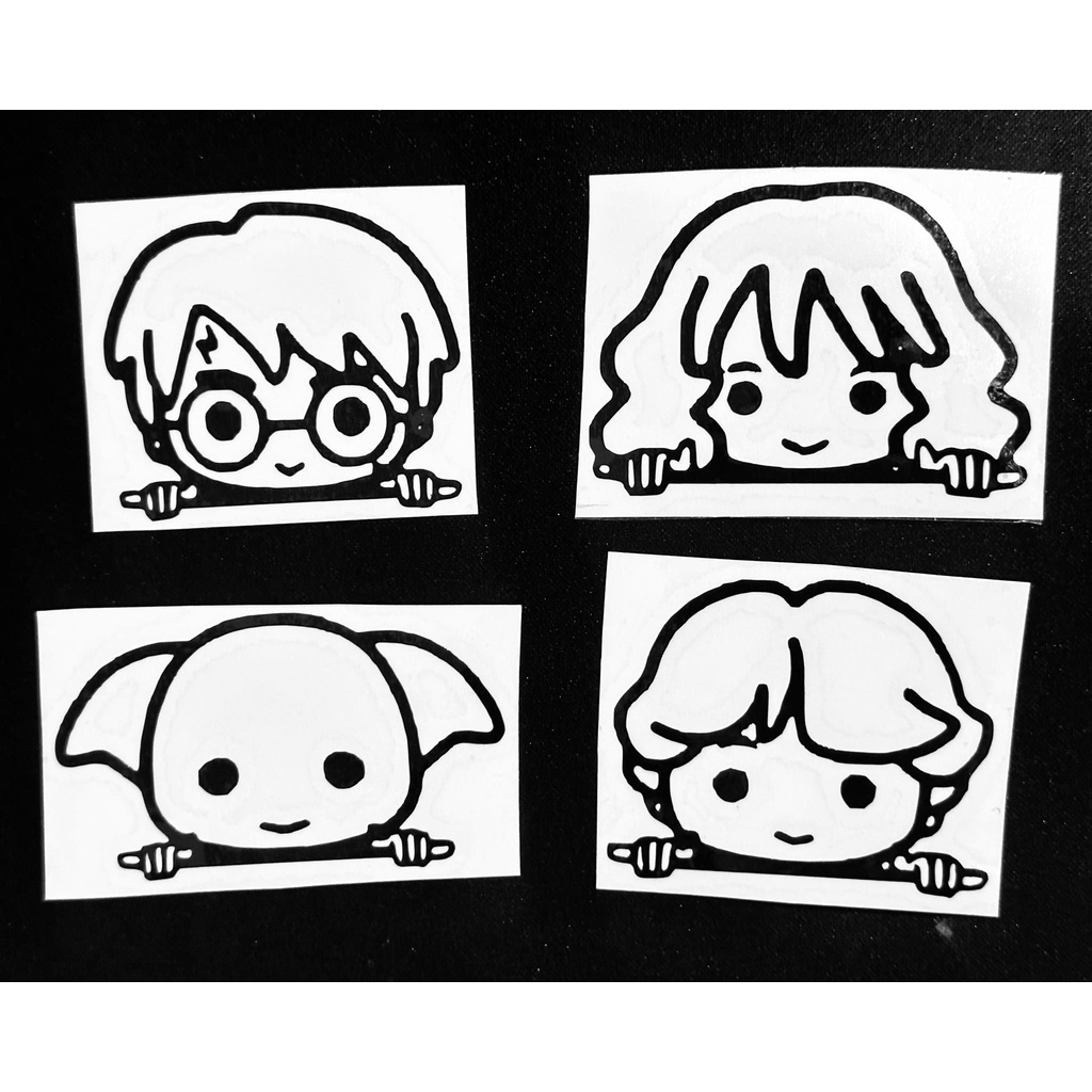 Harry Potter Peep DECALS FOR TUMBLER, FLASK, LAPTOP | Shopee Philippines