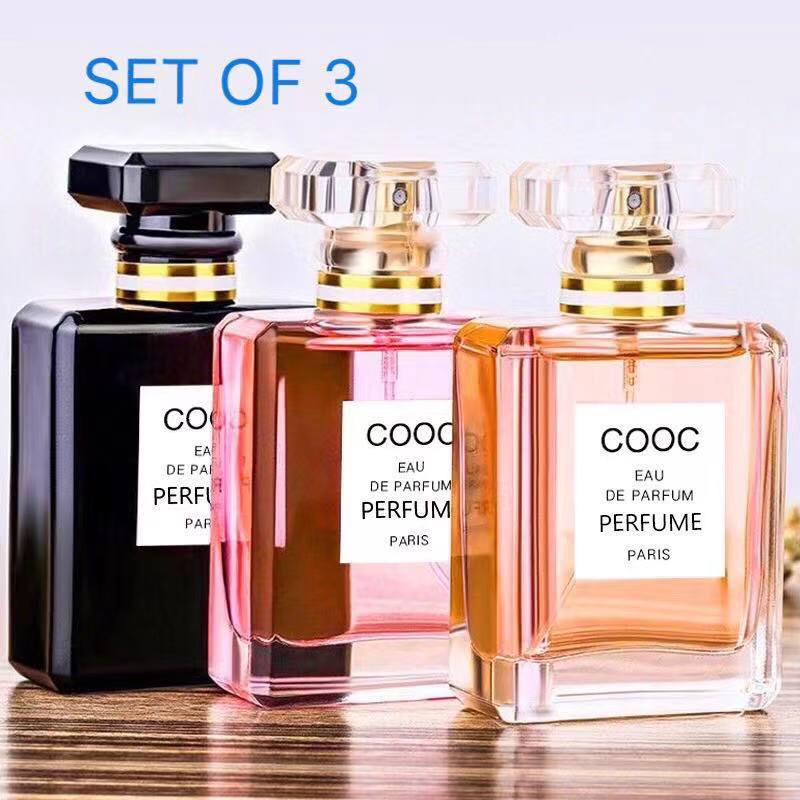 SET OF 3 COCO PERFUME Long Lasting and Light Fragrance Perfume 50ml ...