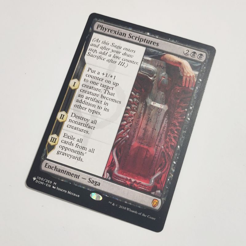 MTG Card PHYREXIAN SCRIPTURES Magic the Gathering Trading Card Game ...