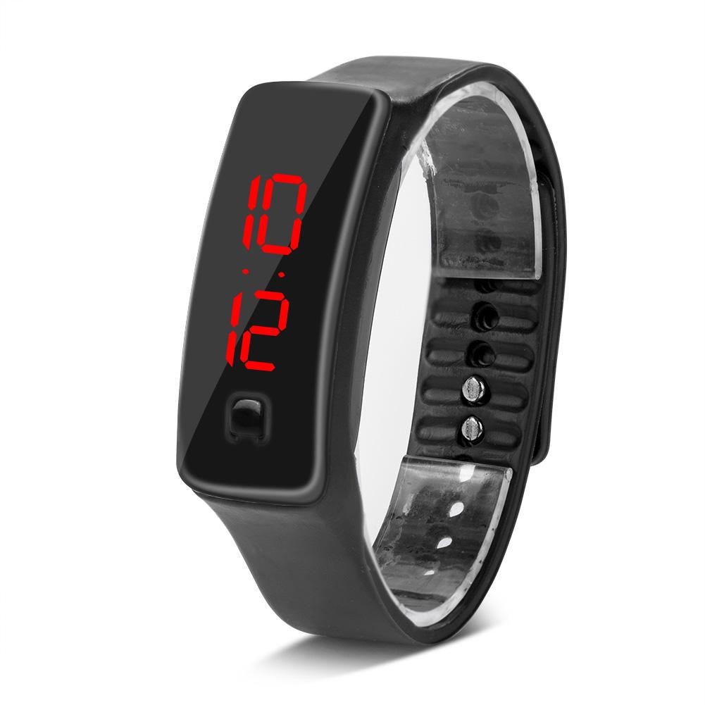 Fashion sports bracelet sunglasses led watch men's and women's second ...