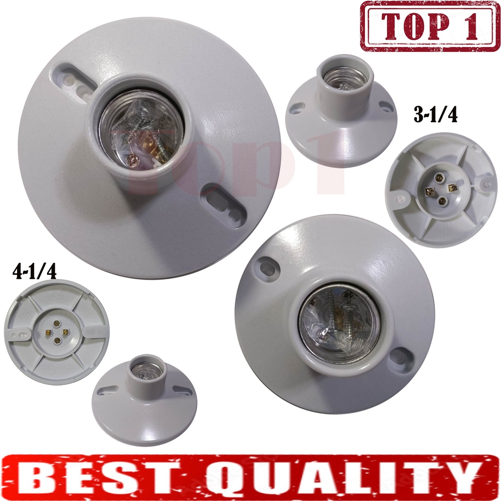 Golden Eagle E27 Ceiling Receptacle Light Bulb Socket 3-1/4, 4-1/4 ...