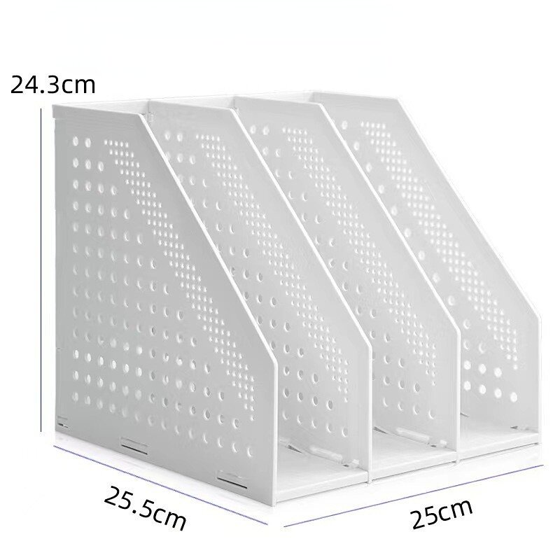 Deli Foldable Bookshelf Desktop Storage File Shelf Magazine Organizer ...