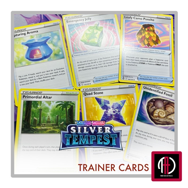 Pokemon TCG Singles - Silver Tempest Trainer Cards - Capturing Aroma ...