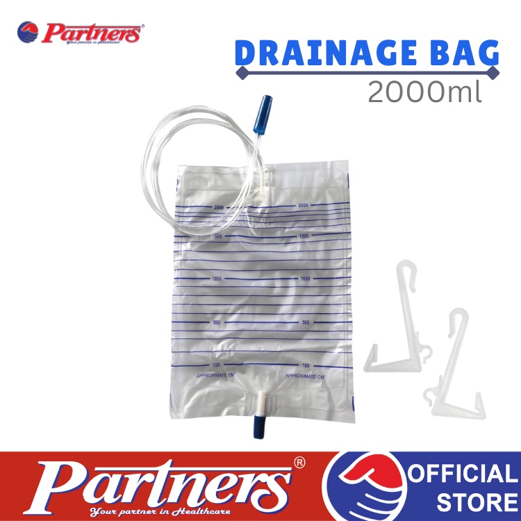 Partners Urine/Drainage Bag 2000ml (1 piece) | Shopee Philippines