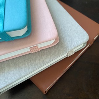 bea [A6 Size] Stationery Moleskin Rubber Diary Strap Notebook w/ Strap ...