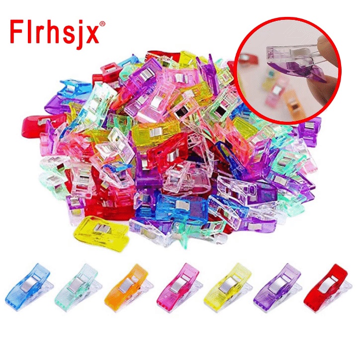 10/50pcs Colorful Sewing Clips Multipurpose Sewing Quilting Clips for ...