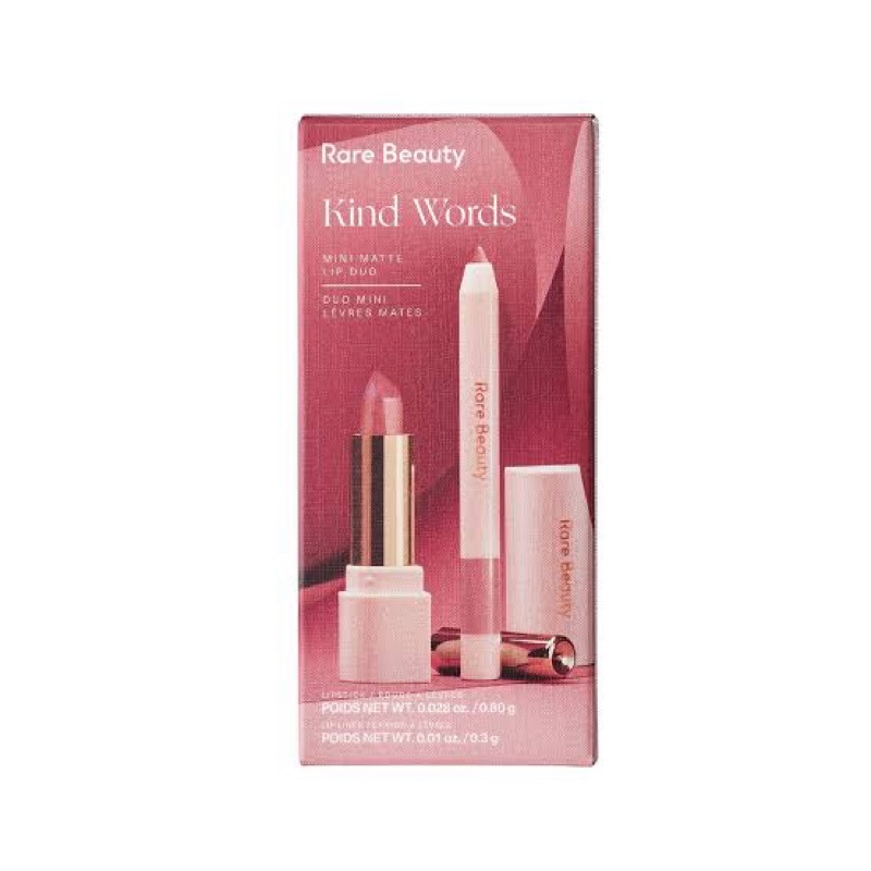 RARE BEAUTY KIND WORDS MINI MATTE LIP DUO in HUMBLE (SET) | Shopee ...