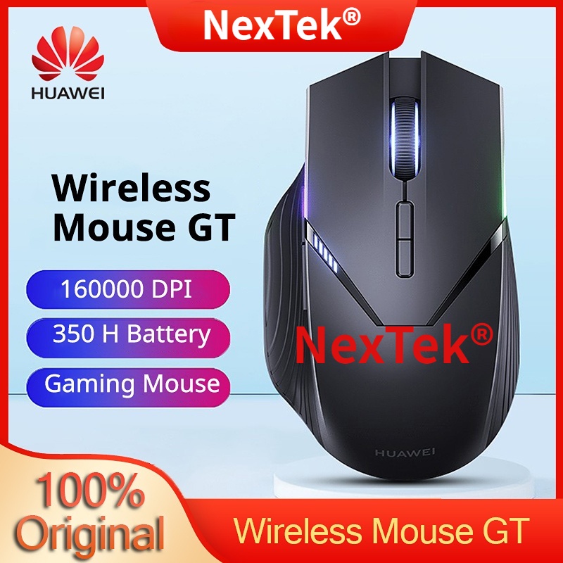 Original HUAWEI Wireless Mouse GT USB 2.0 Computer Mouse Gaming RGB ...