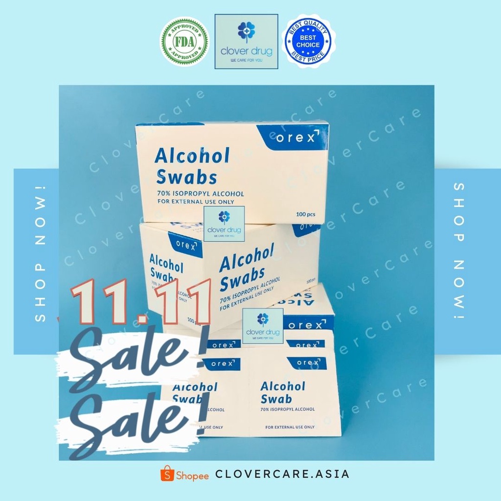 OREX Alcohol Swabs (box) | Shopee Philippines