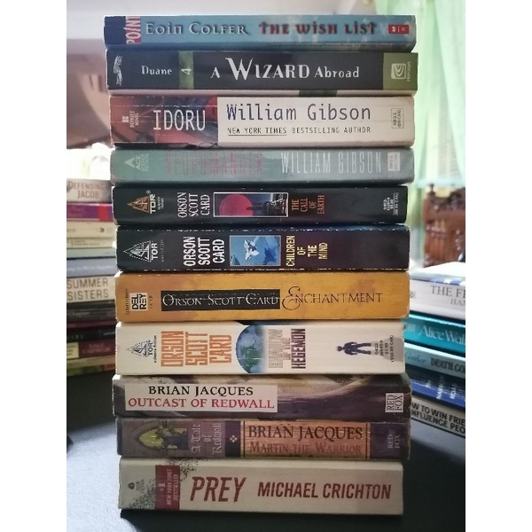 SciFi Fantasy Science Fiction William Gibson Orson Scott Card Eoin ...