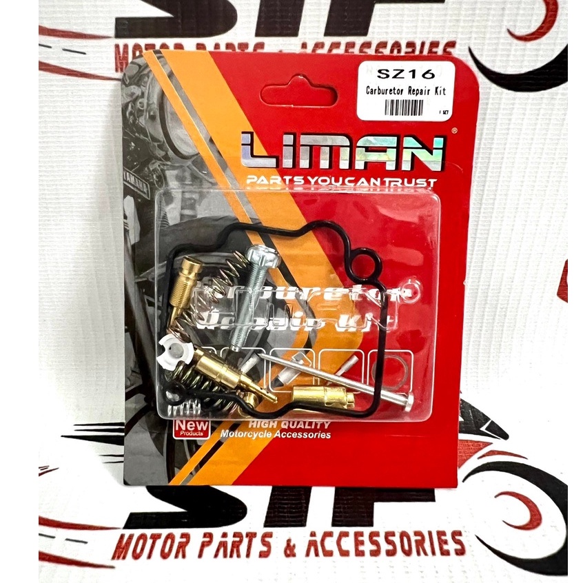 SIF CARBURETOR REPAIR KIT YAMAHA SZ 16 VER. 1 LIMAN | Shopee Philippines
