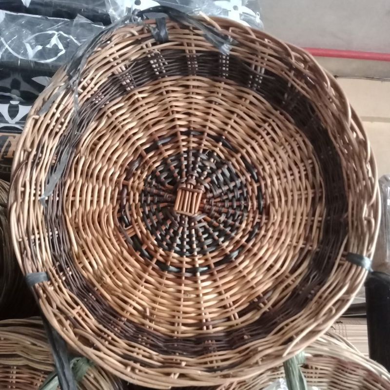 NITO PLATE NON DISPOSABLE/PARTY PLATE/NATIVE RATAN NITO PLATE | Shopee ...