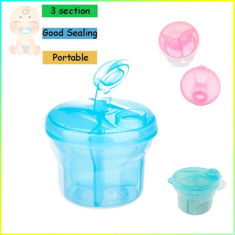【COD】Mini Infant Toddler 3 Layer Formula Milk Powder Dispenser Baby ...