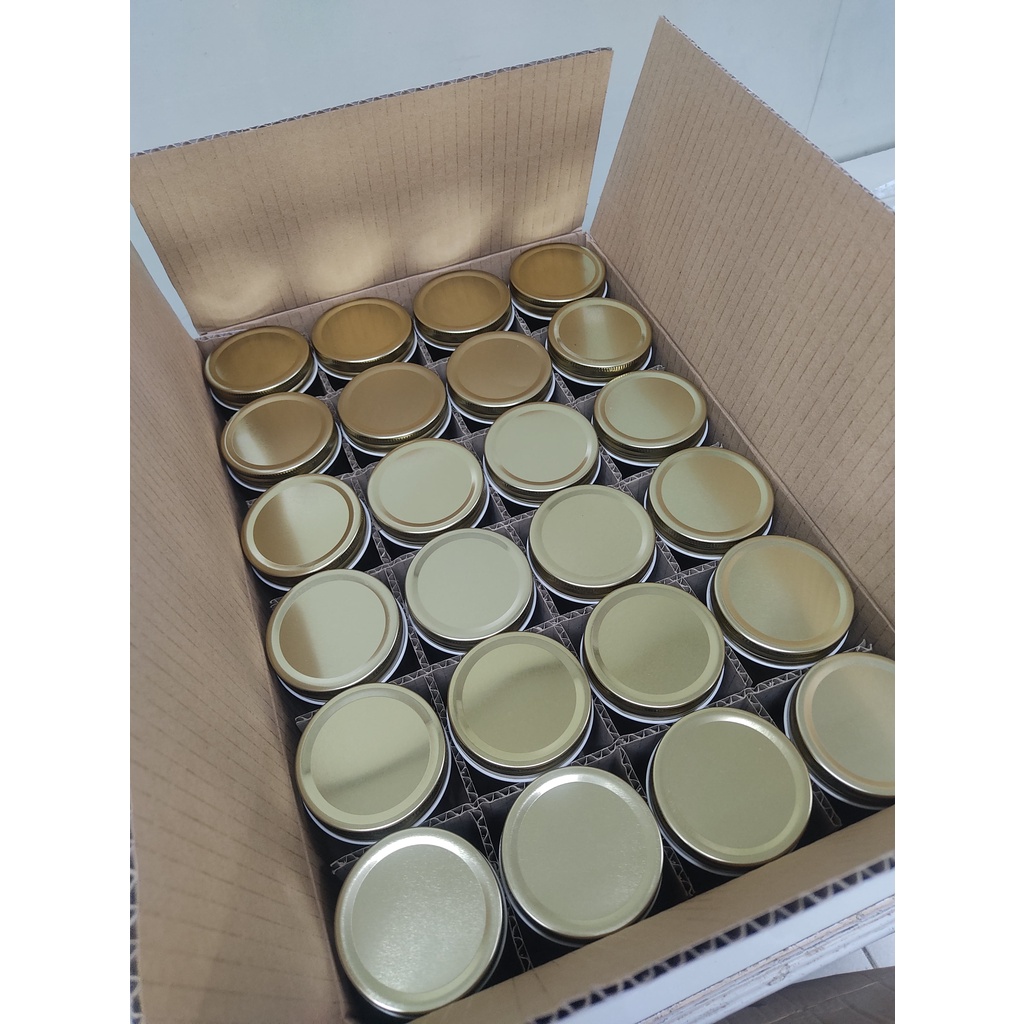 Mason Jar Style Glass Jar (24 pcs) (200ml) | Shopee Philippines
