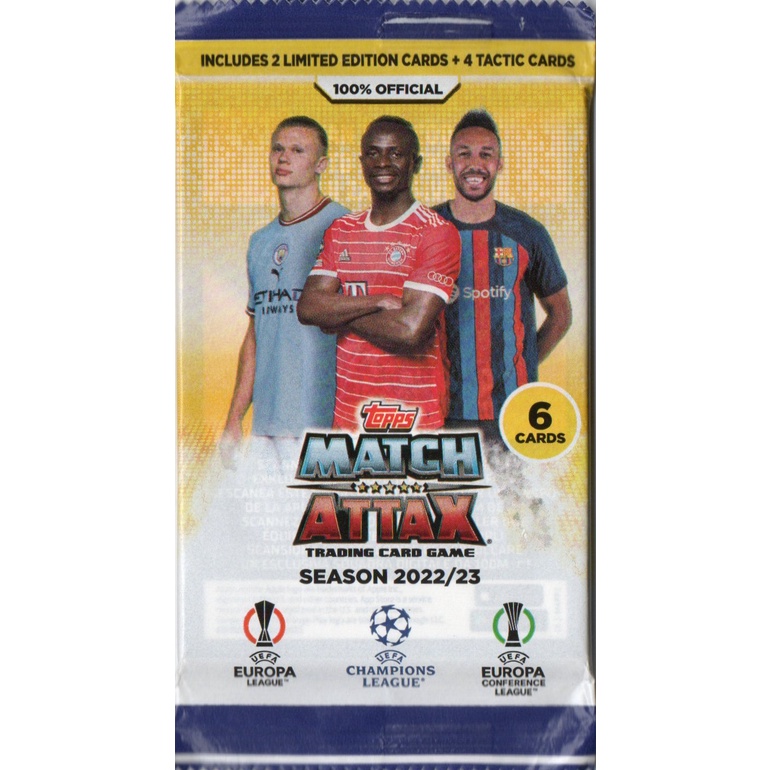 Match Attax 2022/23 Starter Pack Exclusive Packet (6 Cards) | Shopee ...