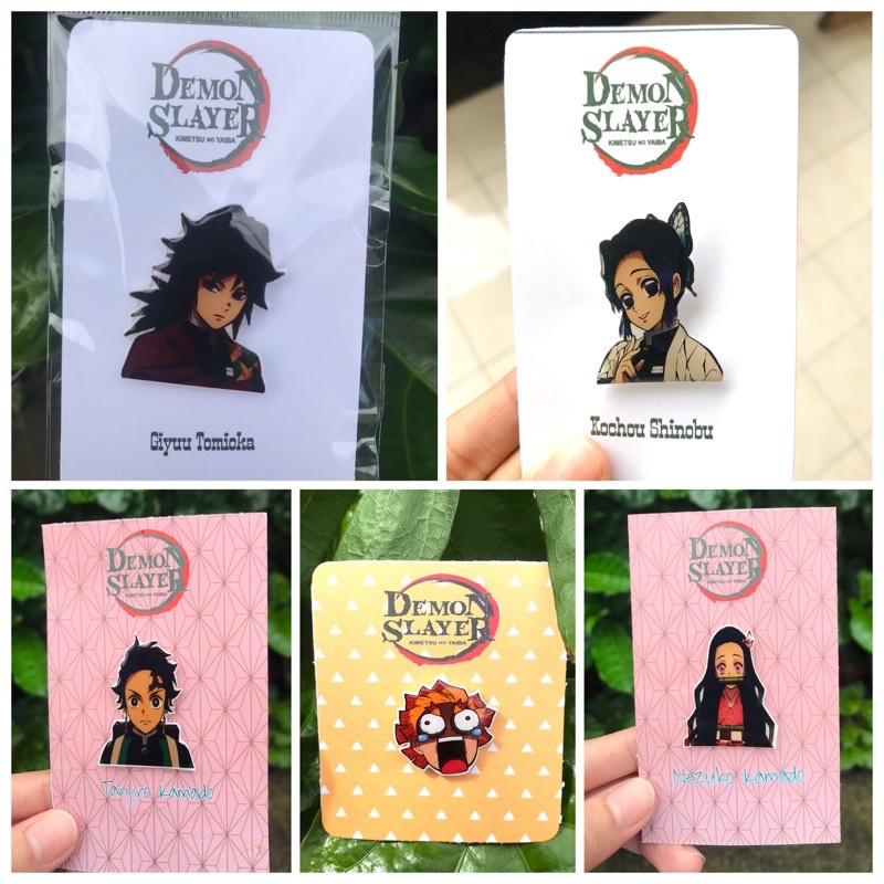 Demon Slayer Pins ( Kimetsu No Yaiba ) | Shopee Philippines