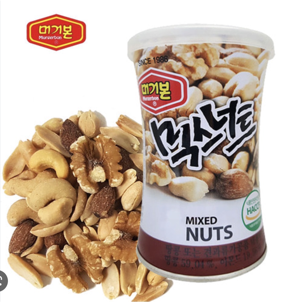 Lotte Murgerborn Korean Mixed Nuts Dilis Almond Honey Roasted Peanuts ...