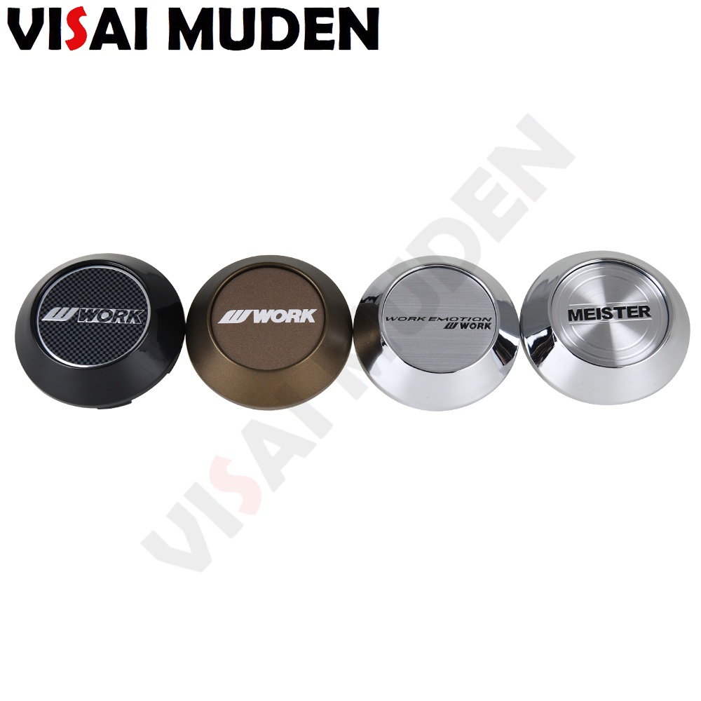 4PCS OD 68MM / ID 62MM Sport Rim Cap WORK EMOTION MEISTER VS Logo ...