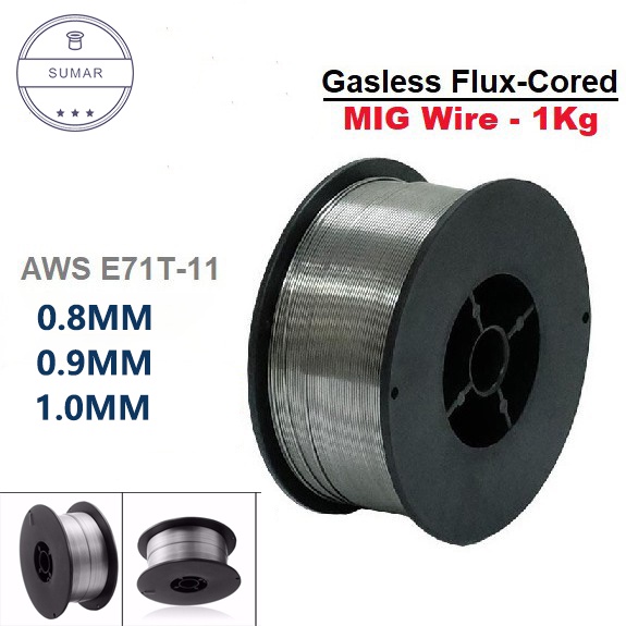 Self-protecting Gasless Flux-cored wire 0.8mm 0.9mm No-gas welding wire MIG wire E71T-GS welding ...