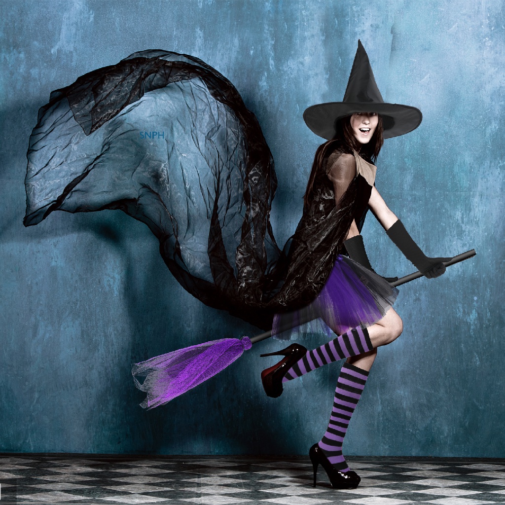 [SNOW] Halloween Witch Costume Set Includes Black Witch Hat Gloves [PH ...