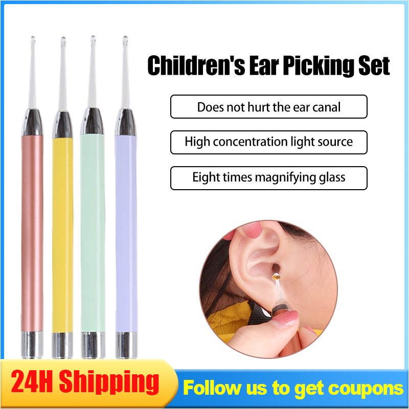 Ear Cleaner Tools Ear Pick With Flashlight Ear Wax Removal Earpick for ...