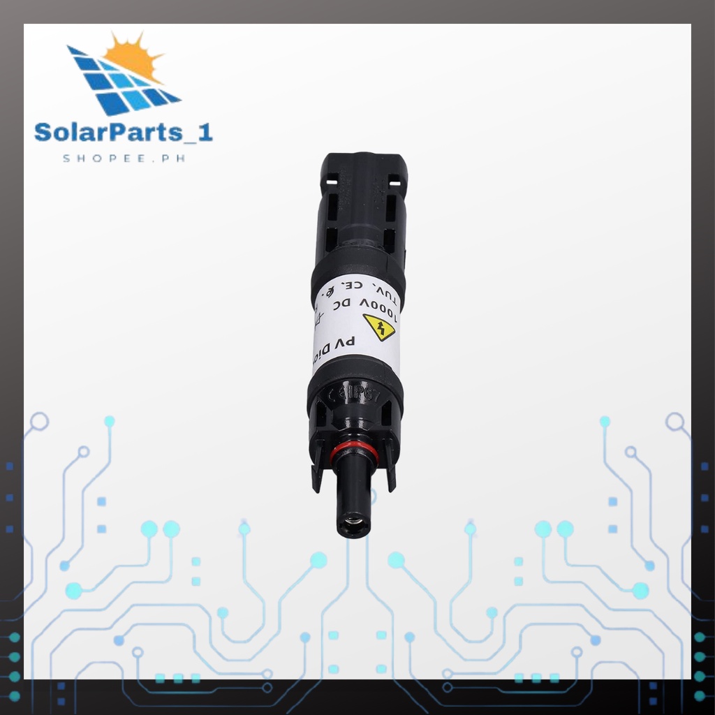 MC4 Fuse Connector 20A 1000V DC Photovoltaic Solar Cable IP67 ...