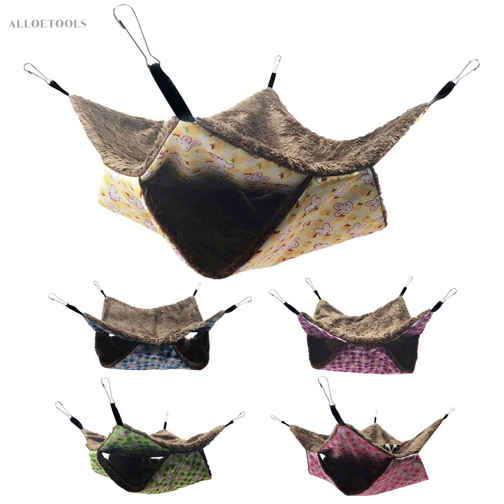 Small Animal Hammocks Warm Plush Hanging Hammock Sugar Gliders ...