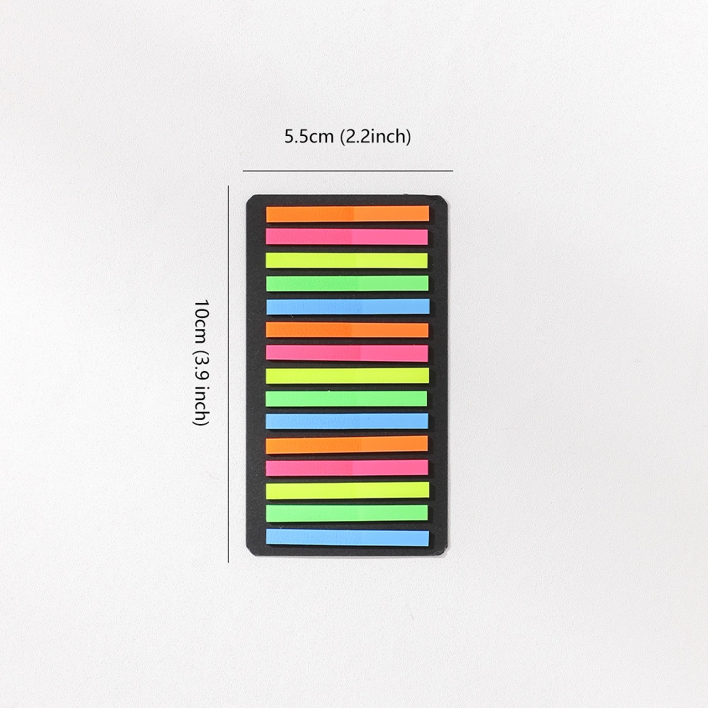 Imoda Ins Style Sticky Notes Extremely Thin Narrow Fluorescent ...