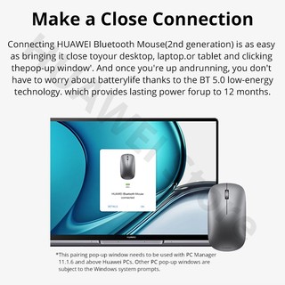 Original HUAWEI Bluetooth Mouse (2nd generation) Lite Version Youth ...