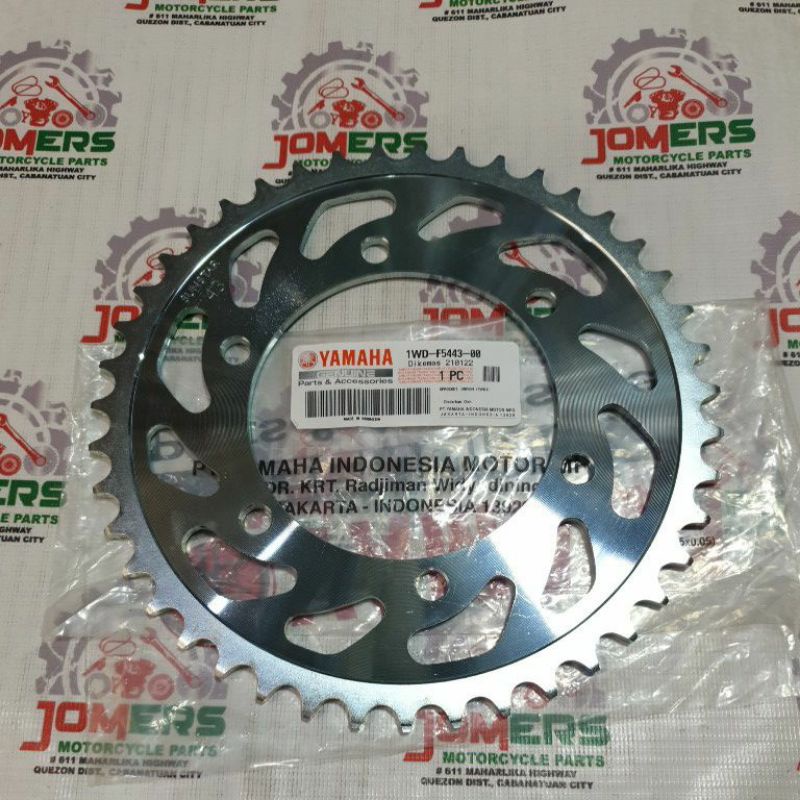 SB11 MT03 R3 SPROCKET ENGINE 14T / REAR 43T 520 GENUINE (S2-D) 1WD ...