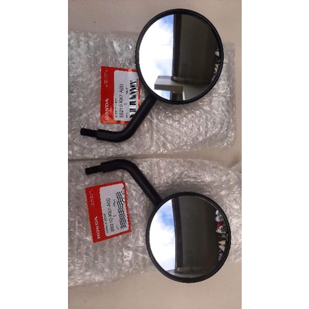 moto options round side mirror fit for classic motorcycle | Shopee ...