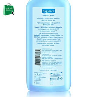Hygienix Germ Kill Alcohol with Moisturizer 500mL - Bundle of 2 ...